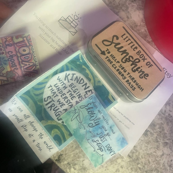 Little Box of Sunshine- Positive Inspirational Encouragement Cards ...