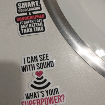 Sonographer Gifts Sonographer Stickers Sonography Sonogram Stickers Set ...
