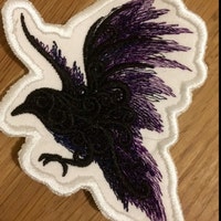 The Raven Patch Any Color Custom Made - Etsy