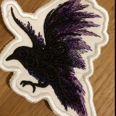 The Raven Patch Any Color Custom Made - Etsy