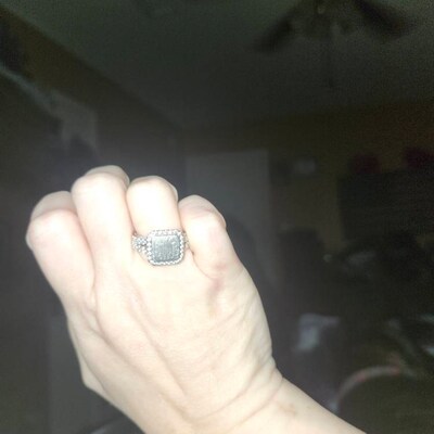 Sterling Silver Monogram Stackable Ring, Sterling Silver Stackable ...