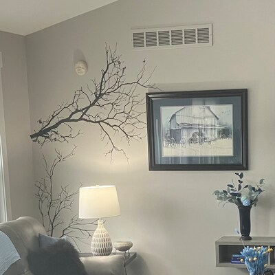 Flower Silhouette Wall Decals, Large Flower With Long Diameter Wall ...