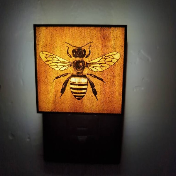 The Bee Night Light - Garden, Insect, Bug, Bugs Lantern - Etsy