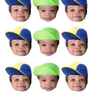 Personalized Face Cupcake Toppers, Retirement Photo Cupcake Toppers ...