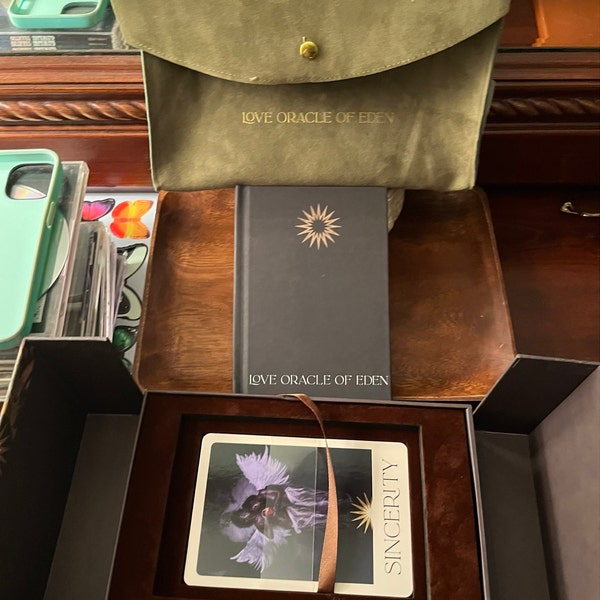 Love Oracle Cards Deck Of Eden Indie Deck With Messages And Affirmations