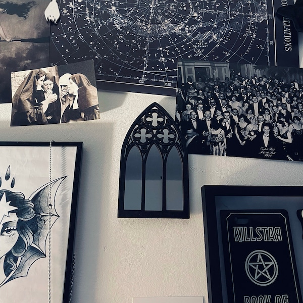 Gothic Mirror, Cathedral Window, Wall Decor - Etsy