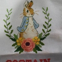 Beatrix Potter Birth Sampler Cross Stitch Pattern Peter - Etsy Australia