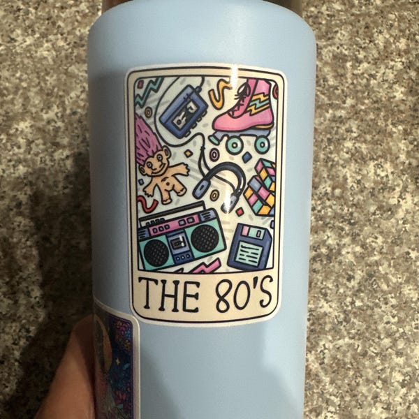 The Lovers Tarot Card Glossy Vinyl Water Resistant Sticker | High ...