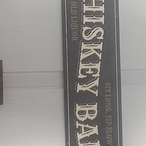 Whiskey Sign, Whiskey Bar Sign, Custom Whiskey Decor, Whiskey Bar Decor ...