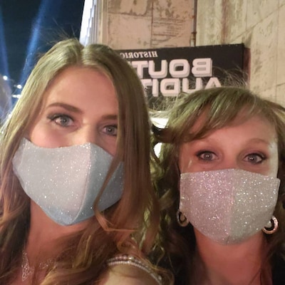 Glitter Face Mask, Sparkle Face Mask, Sparkly Face Mask, Glitter Mask ...