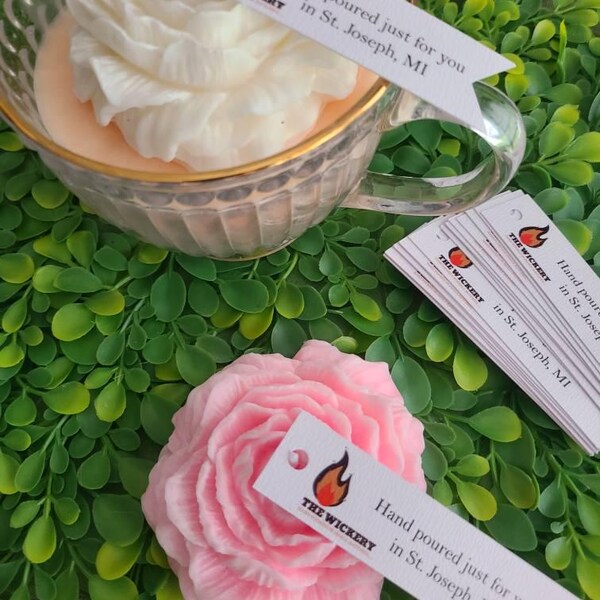 Memorial Kraft Tags With Name and Dates, Personalised Memorial Tags, in ...