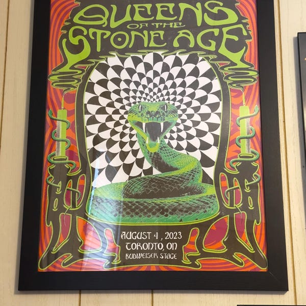 TEST PRINTS - Queens of the Stone Age - Toronto 2023 Show Poster ...