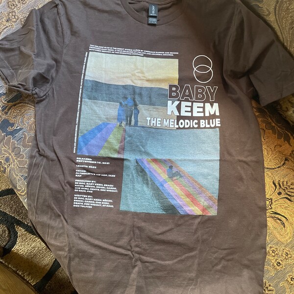 The Melodic Blue - Baby Keem Tshirt | Vintage Style Music T-shirt ...