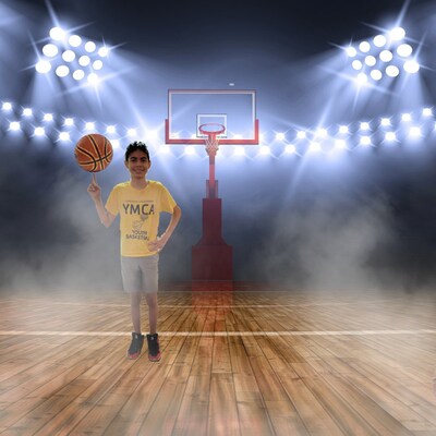 Basketball Digital Background Photography BASKETBALL STAR STADIUM ...