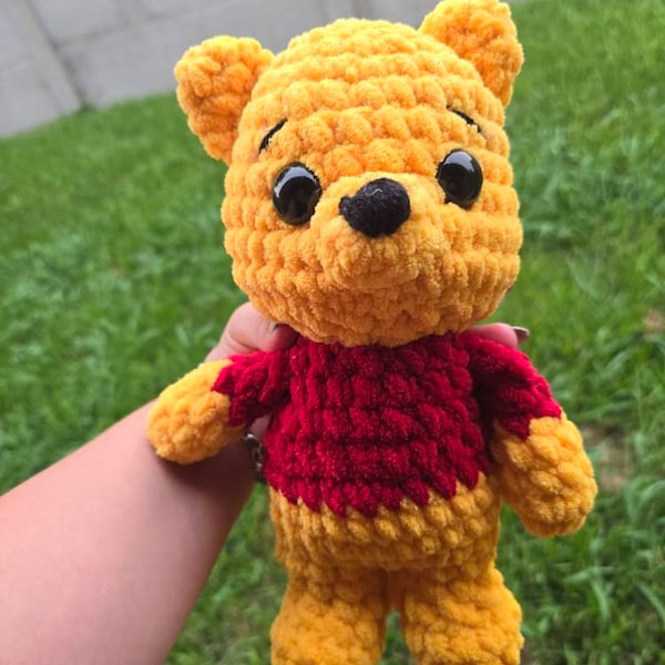 Low-sew PDF Winnie Pooh Crochet Pattern / Amigurumi Crochet Pattern ...