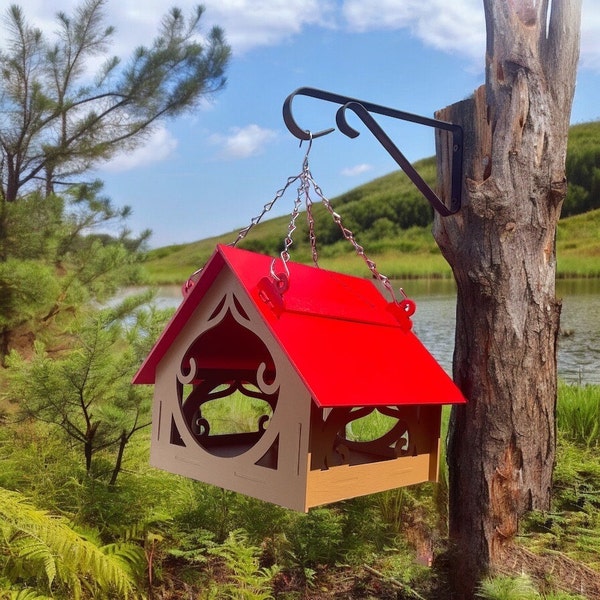 Bird Feeder Laser Cut Design | Bird Feeder SVG | Birds Feeder House ...