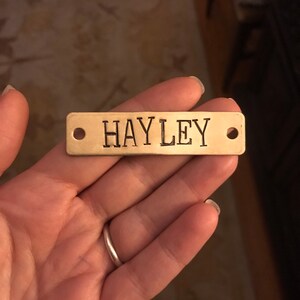 Vintage Numbered Round Brass Tool Tag With Chain ONE Vintage | Etsy