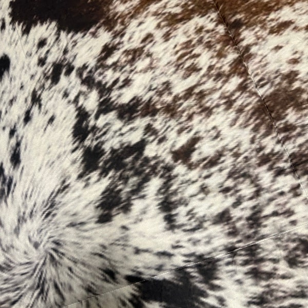 Western Cowhide Print Area Rugs Faux Cow Hide Accent Rug Southwestern ...