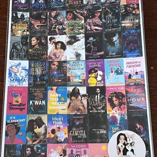 Custom Book Cover Stickers (different Sizes Available) - Etsy