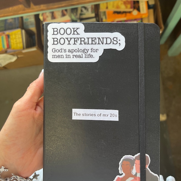 Book Boyfriends Waterproof Sticker - Etsy