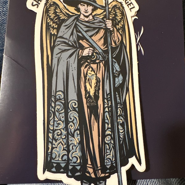 5" Saint Raphael the Archangel Vinyl Sticker - Etsy