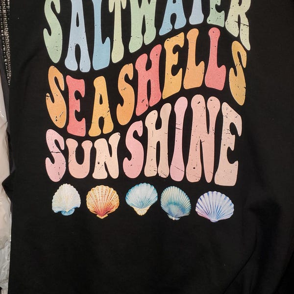 Retro Salty Hair Sandy Toes Comfort Colors Summer Beach Vacation Shirt ...