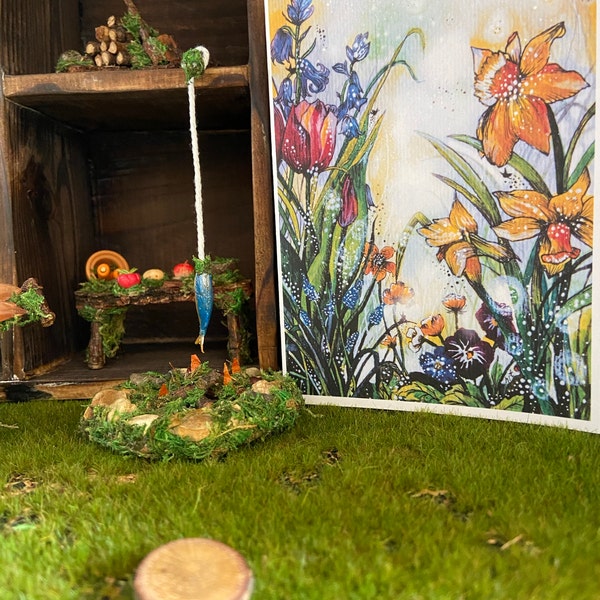 Summer Solstice Fairy Art - Watercolour Print - Feminine Wall Art ...