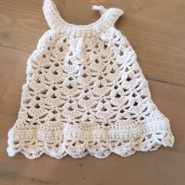 Crochet Dress PATTERN - Chantilly Lace Sundress (sizes up to 10 Years ...