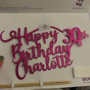 Worlds Best Dad Happy Fathers Day Dad Daddy Glitter Cake - Etsy UK