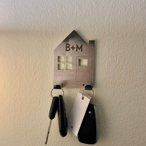 Personalised New Home Couples Key Holder - Etsy