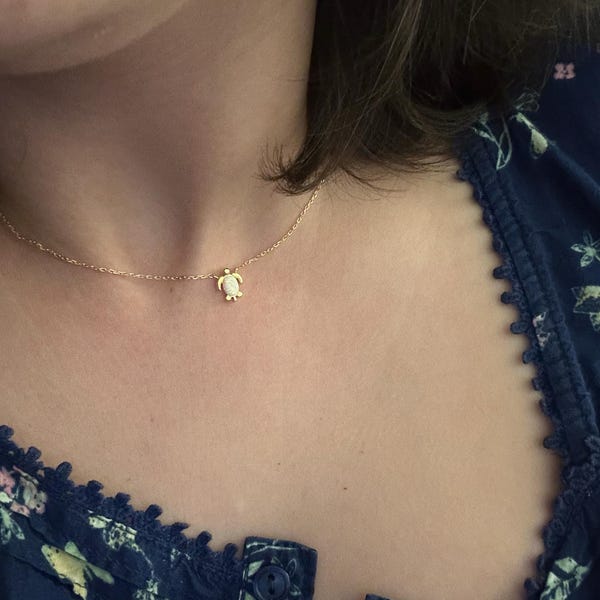 Dainty 'we Fit' Puzzle Piece Necklace, Brushed Look, Jigsaw, Gold ...