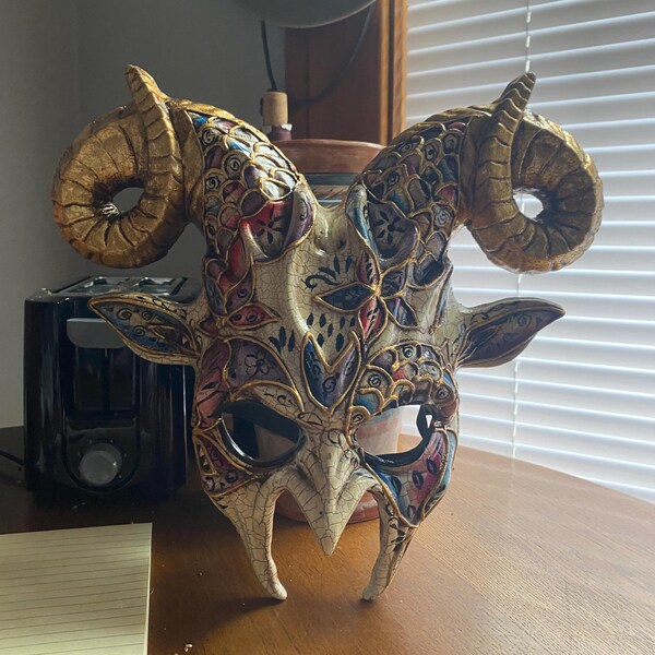 Blue Lace Masquerade Mask With Feathers, Luxury Rhinestones Venetian ...