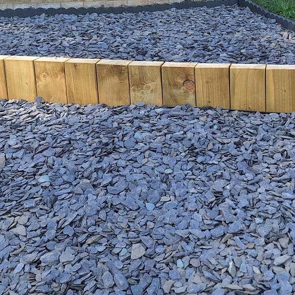 Wood/timber Post and Rope, NO DIG Kit! Richthepostman (18mm Single Rope ...