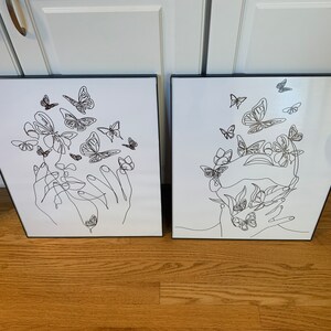 Custom One Line Drawing One Line Portrait Personalized - Etsy