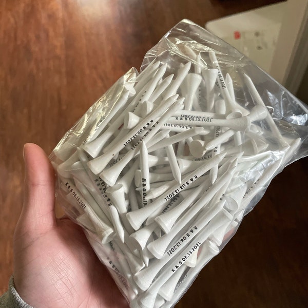 100 Personalized Golf Tee Gift Set - Great Holiday / Christmas Gift! - Etsy