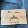 Train Personalized Wooden Keepsake Box Large - Etsy