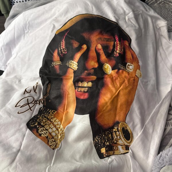 Future Vintage Rap Tee White, Hip Hop Graphic Print T-shirt, Merch T ...