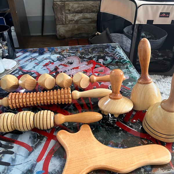 Wood Therapy Maderoterapia Colombiana Cob Roller Handheld Massager ...