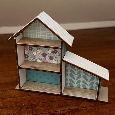 Mini Dollhouse Shadow Box Kit 1:144 Scale - Etsy