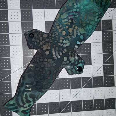 GEO Fin Cloth Pad Pattern 4 Lengths Bundle 2.5 Snapped Width - Etsy