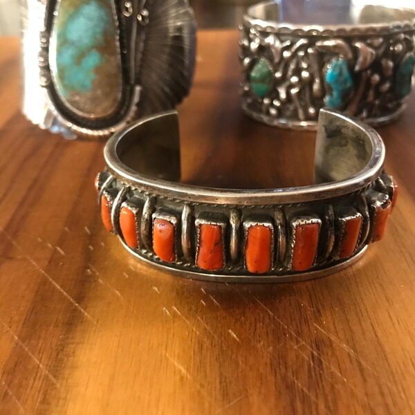 Pretty Navajo Signed Davin BENALLY Sterling Silver Concho Ring Have ...