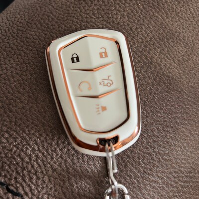 Cadillac Car Key Cover Soft Premium TPU Protector Case for Keyless ...