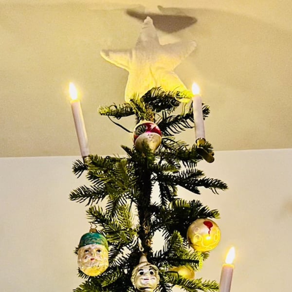 Star Christmas Tree Topper | Felt Star Topper | Small Tree Topper ...