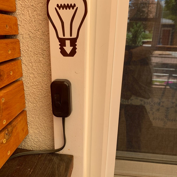 Light Bulb, Light Bulb Decal, Laptop Stickers,tablet Sticker,bumper ...