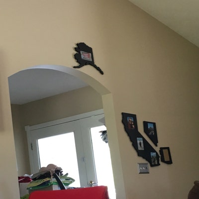 State Shaped 4x6 Picture Frame - Etsy