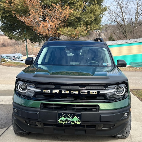 Custom Scenic Mountain License Plate With Sunset and Canoe - Unique Car ...