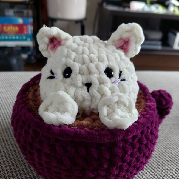 Chubby Pumpkitty Amigurumi Pattern, Cute Pumpkin Cat Plush, Kawaii ...