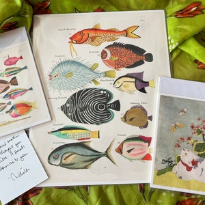 Vintage Rabbit Fine Art Japanese Year of the Rabbit Color - Etsy