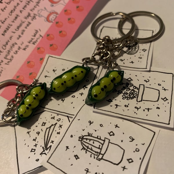 Test Tube Beaker Polymer Clay Charm Keychain, Miniature Charm, Round ...