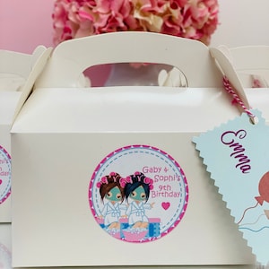 Candy Birthday Party Sticker Labels Candy Party Stickers | Etsy